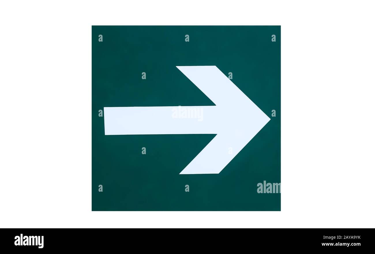 Signal indicating the direction of movement of people Stock Photo - Alamy