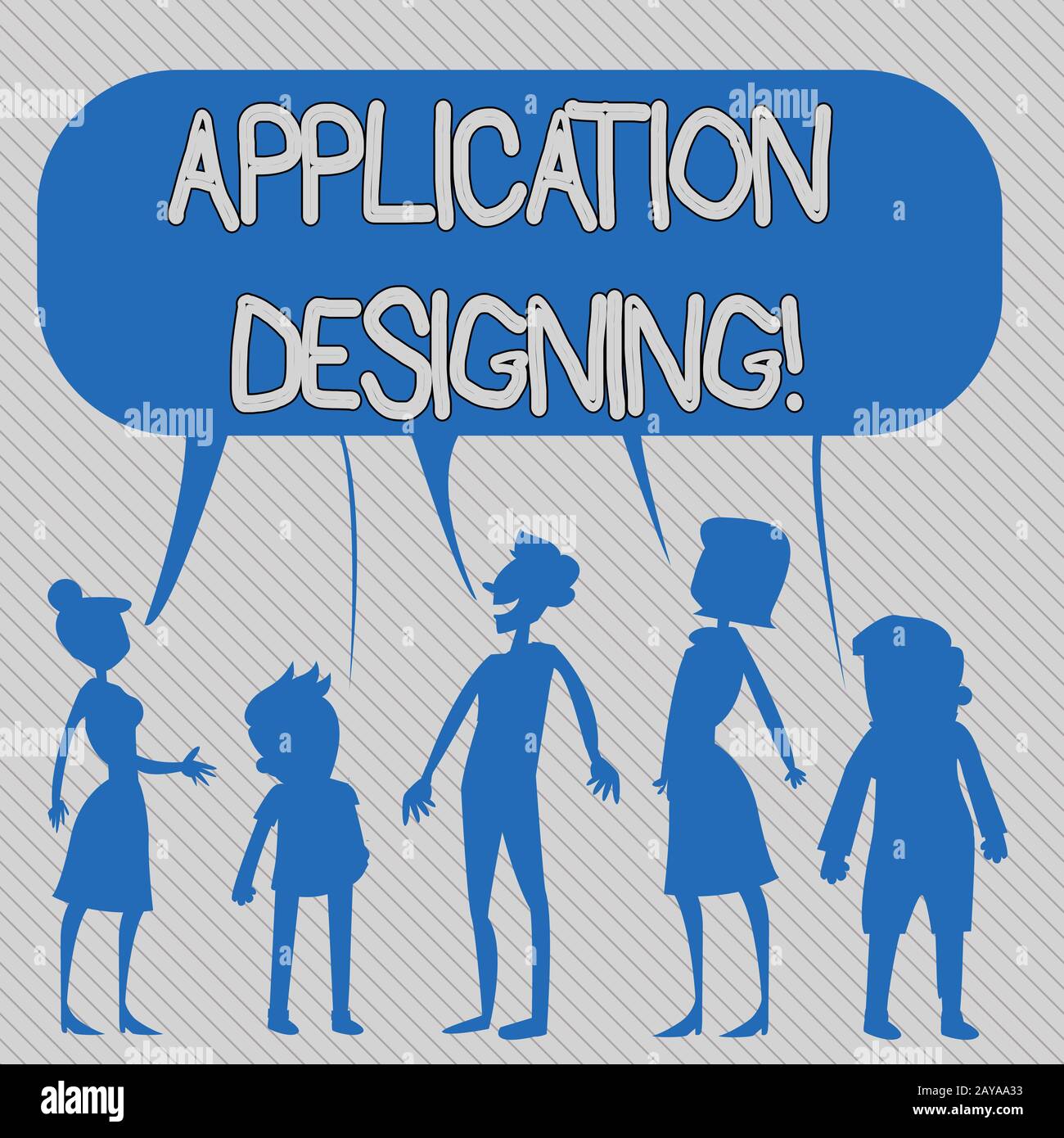 Text sign showing Application Designing. Conceptual photo develops ...