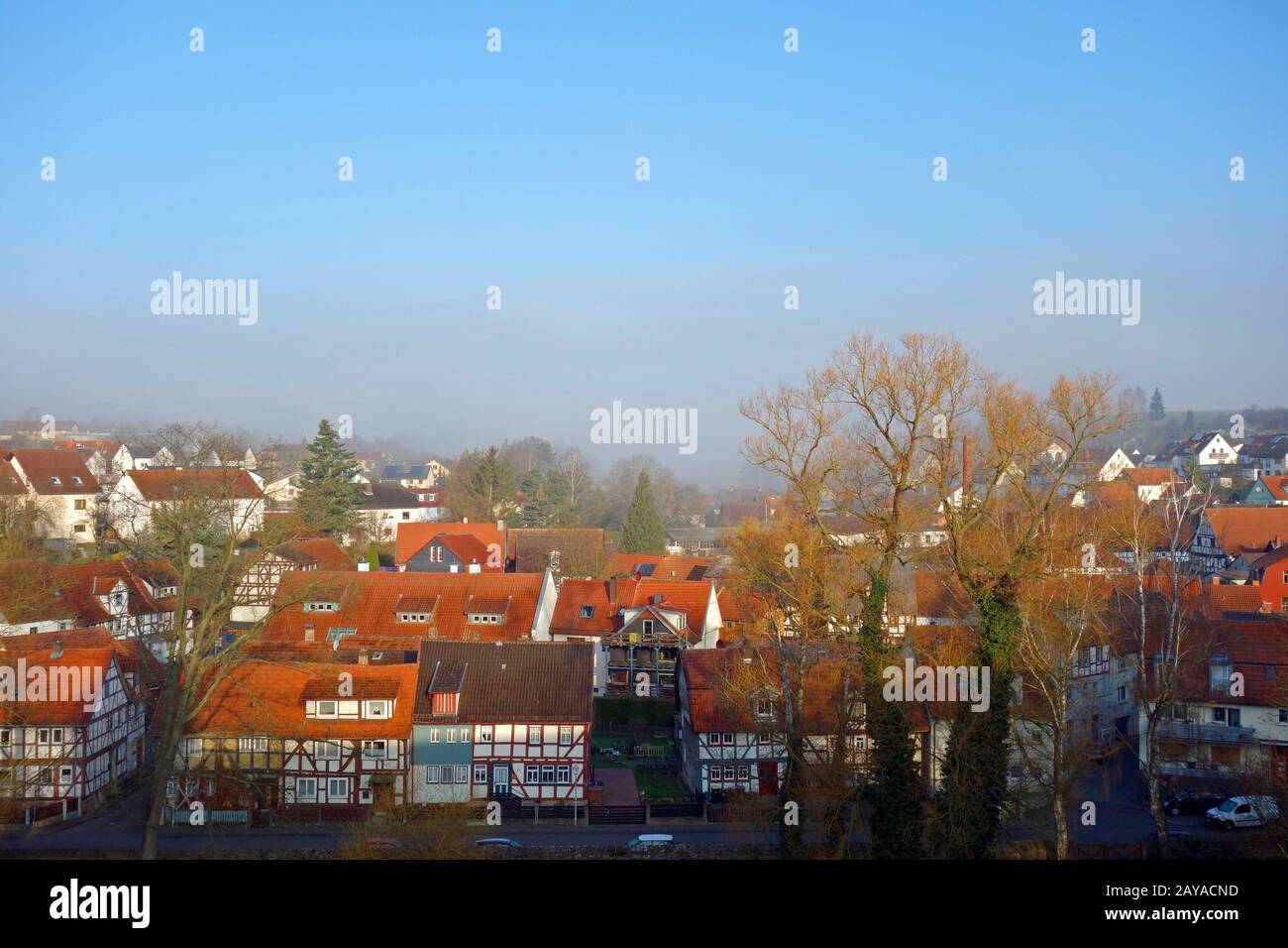 Historic old town of Schlitz Stock Photo - Alamy