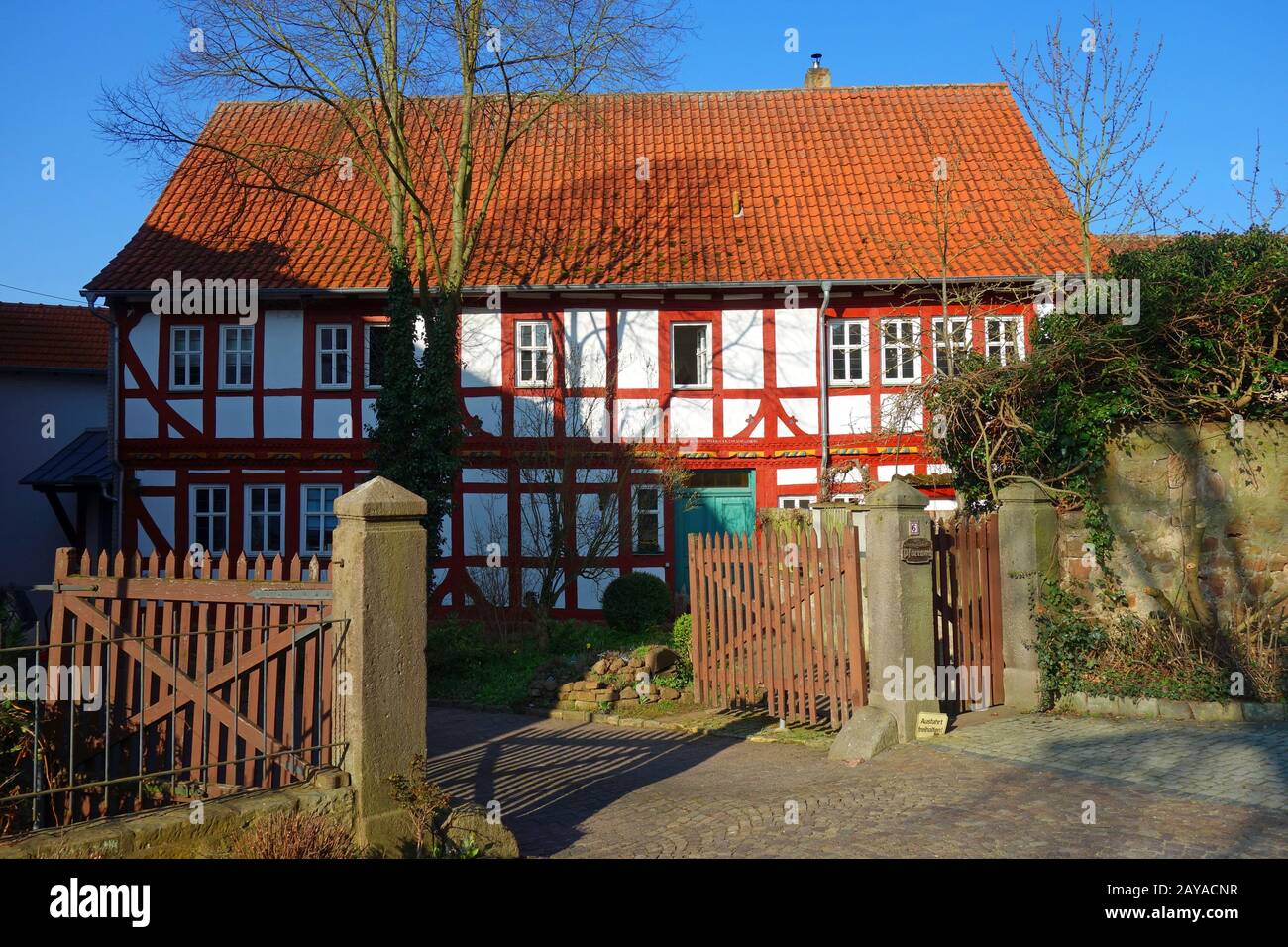 Historic old town of Schlitz Stock Photo - Alamy