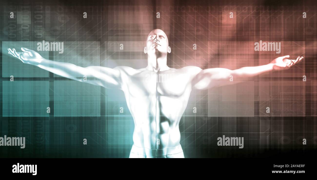 Digital transformation man receiving data hi-res stock photography and ...