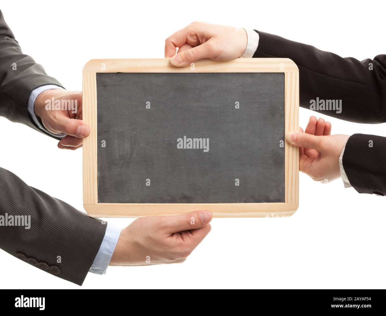 Woman hold chalkboard showing hi-res stock photography and images - Alamy