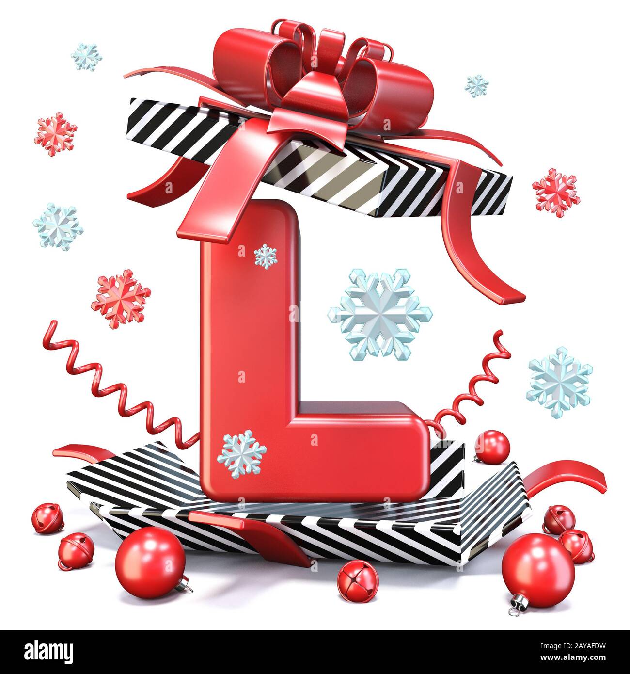 Red letter l hi-res stock photography and images - Alamy