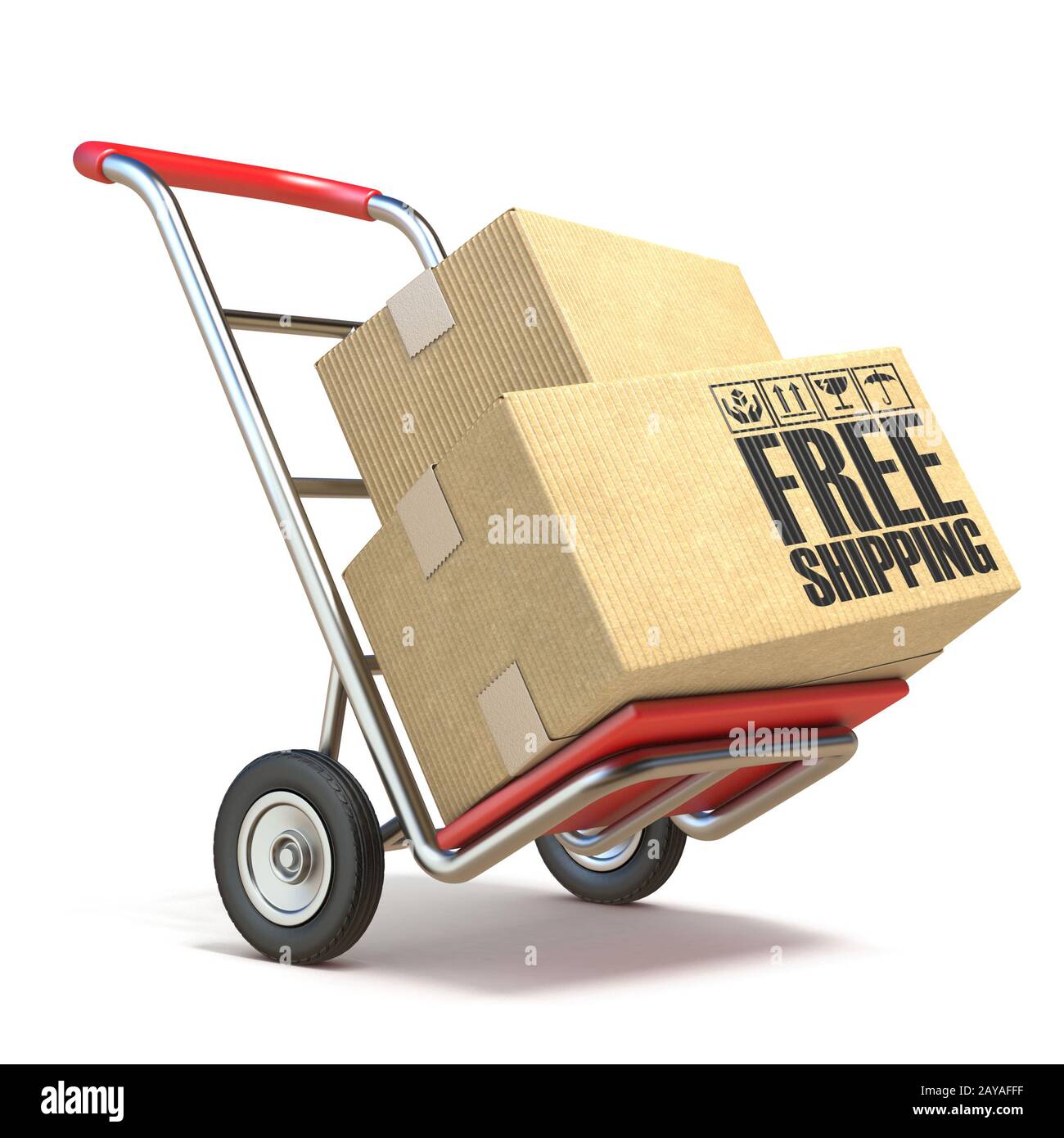 Hand truck boxes hi-res stock photography and images - Alamy