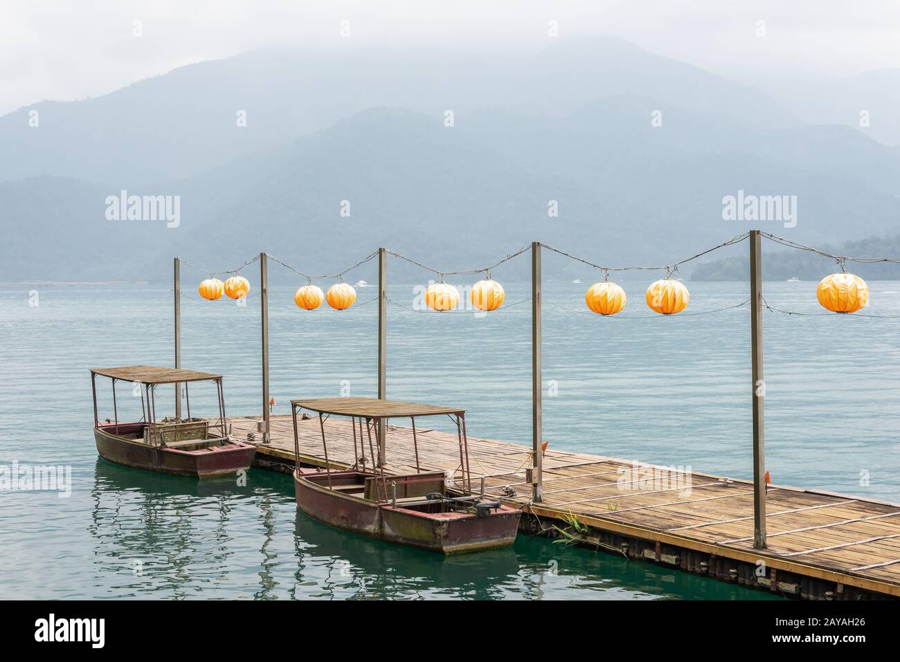 Sun moon lake yacht tour lake hi-res stock photography and images - Alamy