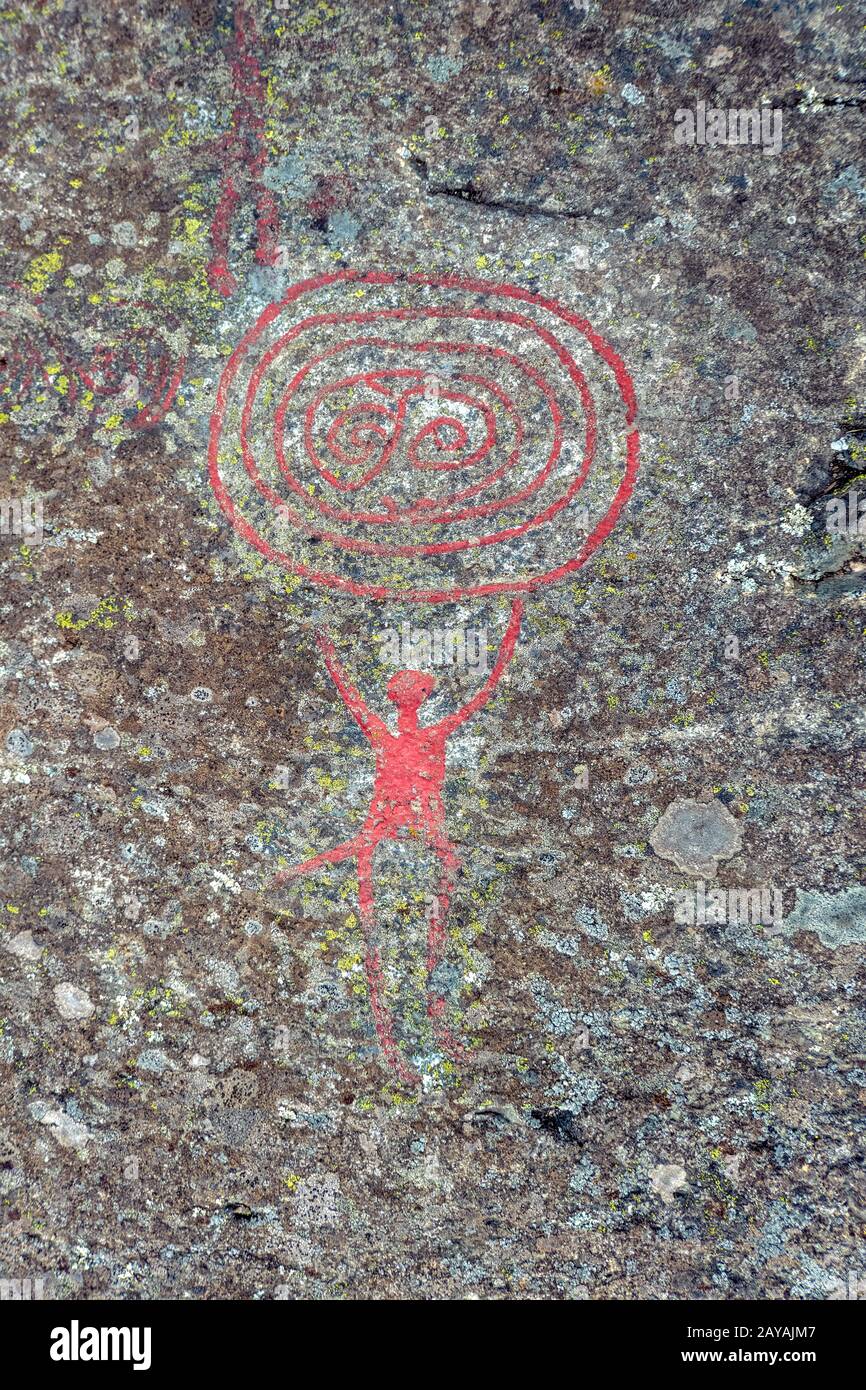 Ancient rock carvings Stock Photo - Alamy