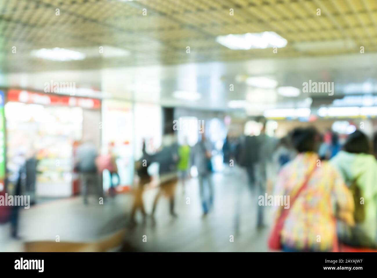 people walking in the modern building Stock Photo - Alamy