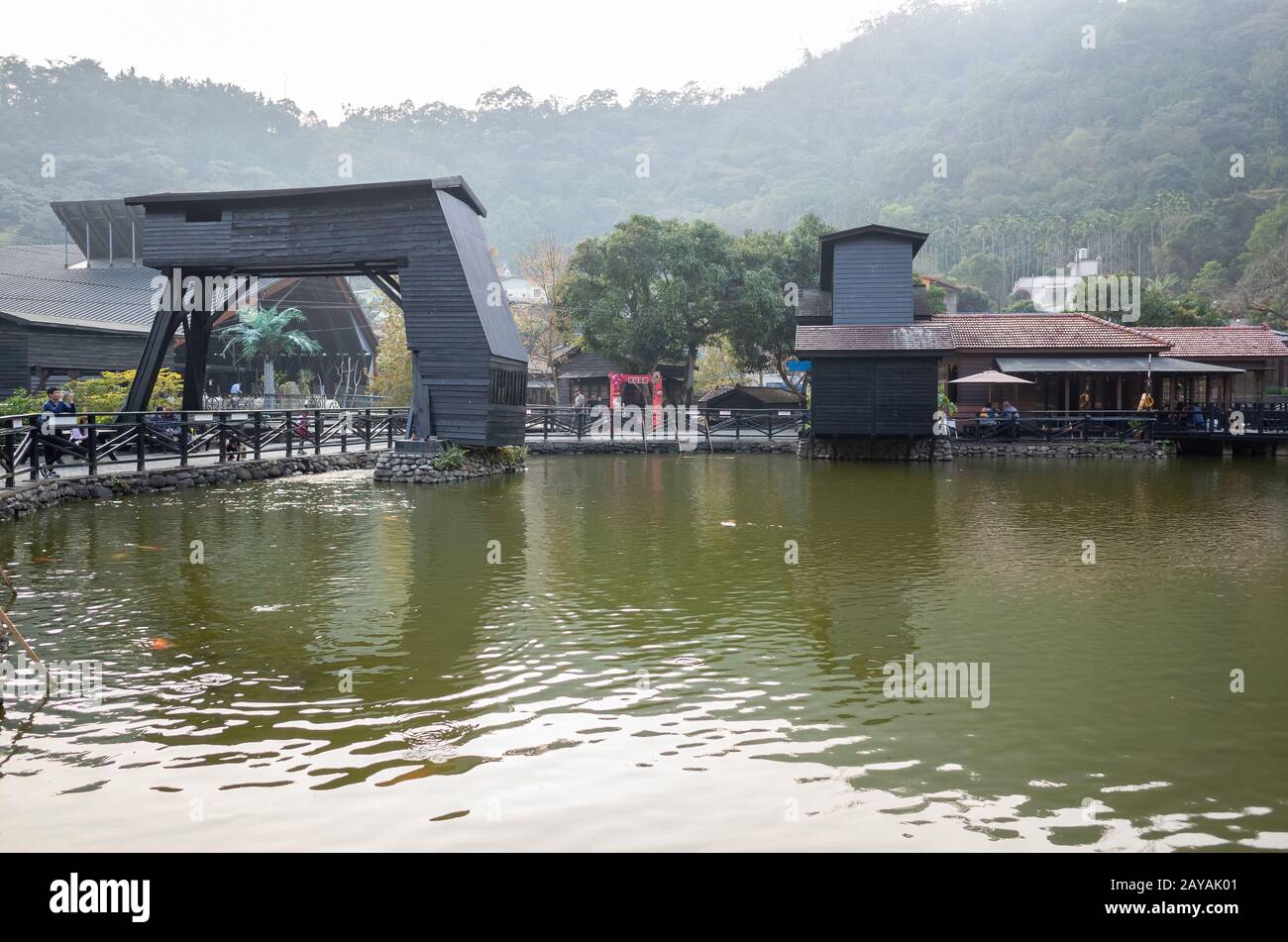 Checheng Timber Pond Stock Photo - Alamy