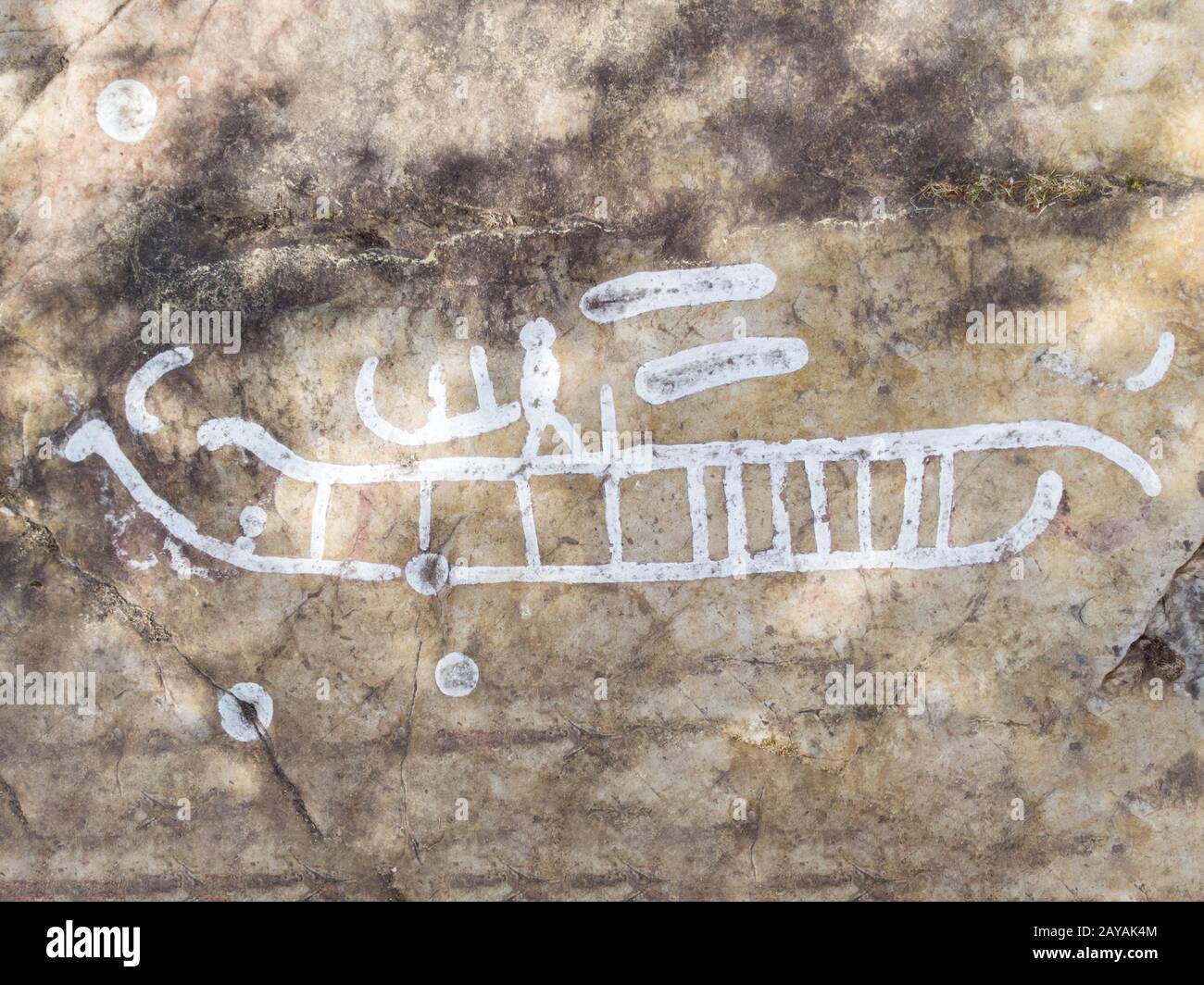 Rock face image carved drawn or painted rock art hi-res stock ...