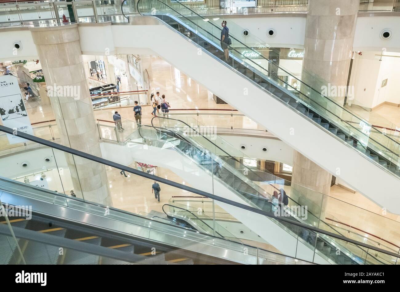 interior of the commercial in Taipei 101 Shopping Mall Stock Photo - Alamy