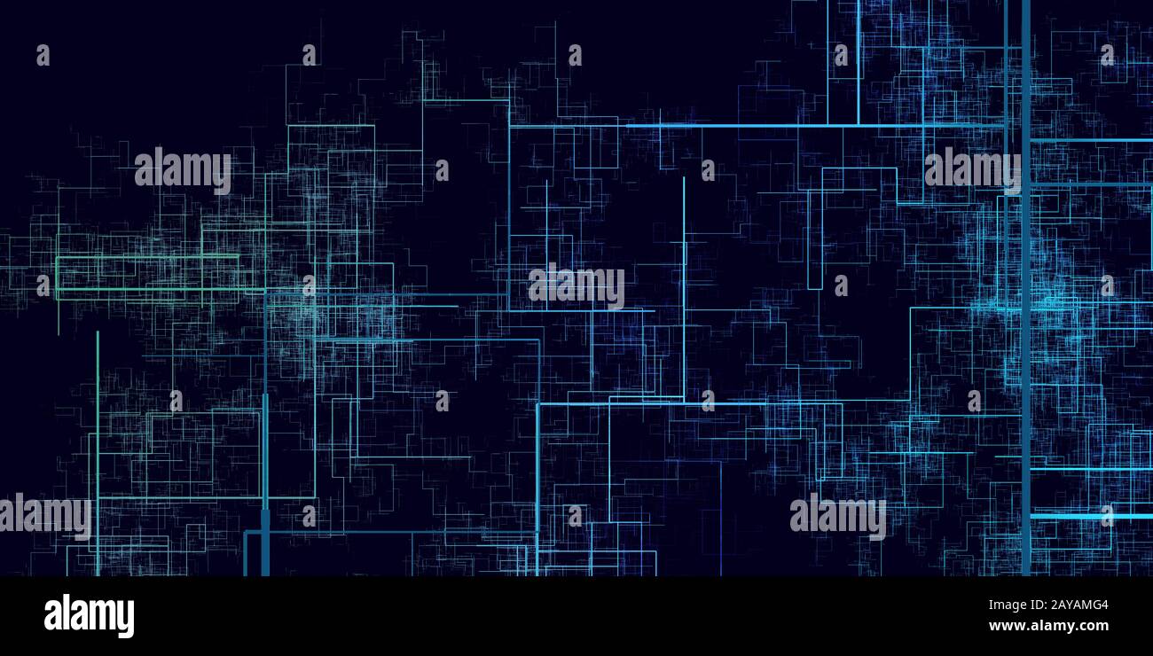 Flowing Energy Lines Stock Photo - Alamy