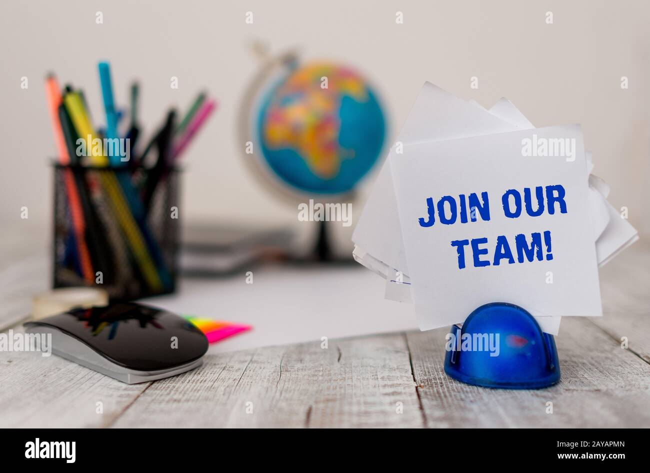 Handwriting text Join Our Team. Concept meaning inviting someone into ...