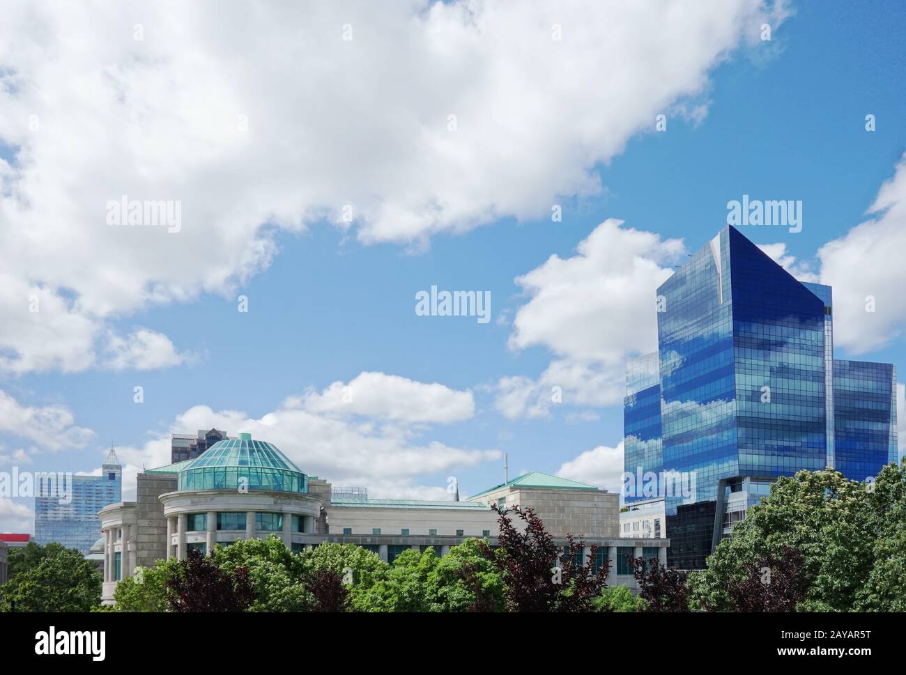 View of downtown Raleigh NC Stock Photo - Alamy