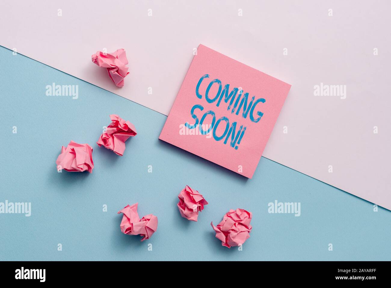 Text sign showing Coming Soon. Conceptual photo event or action that ...