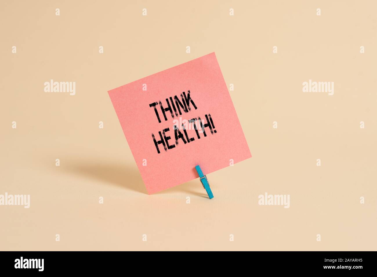 Word writing text Think Health. Business concept for state of complete ...