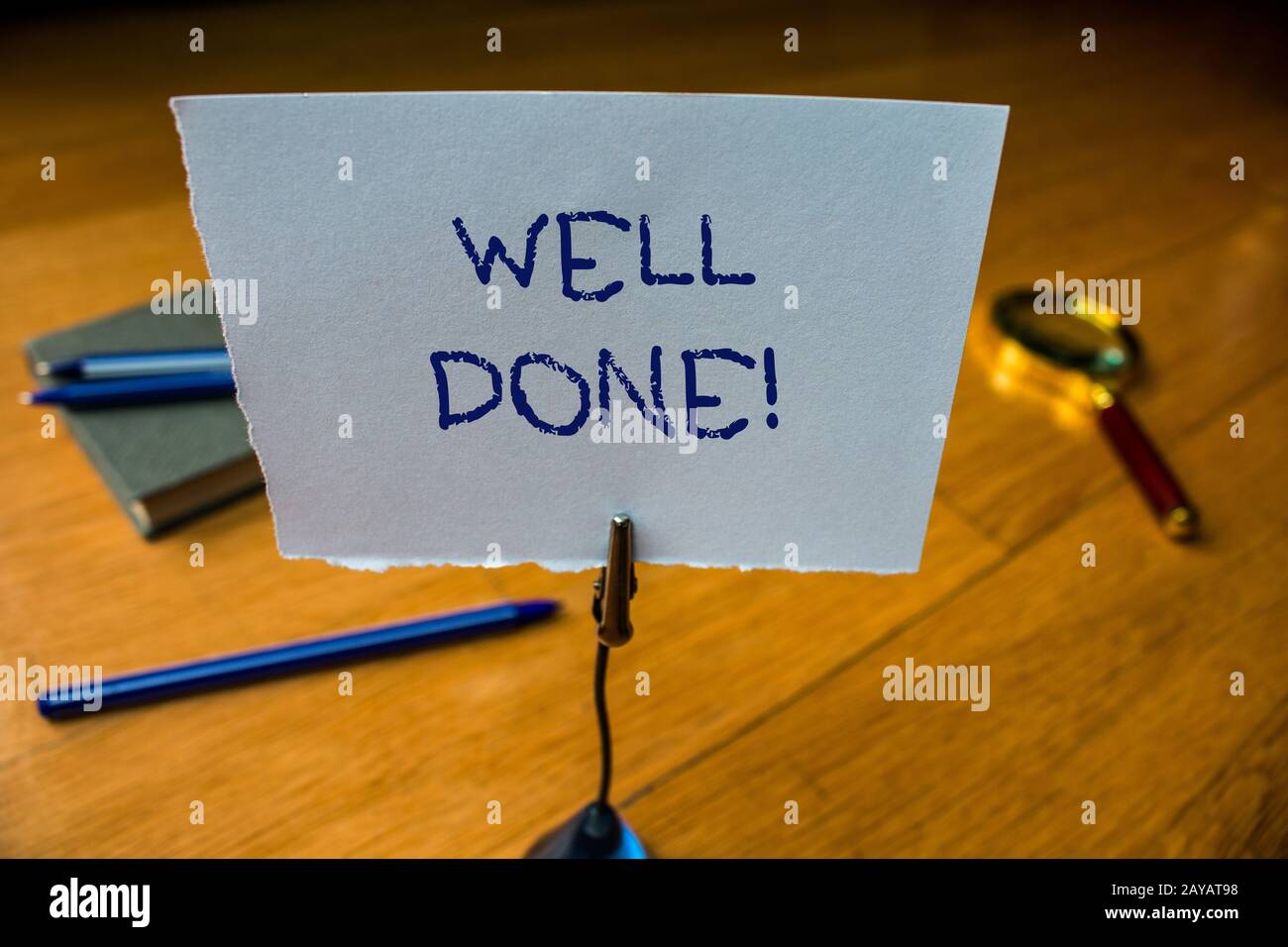 Writing note showing Well Done. Business photo showcasing used praising ...