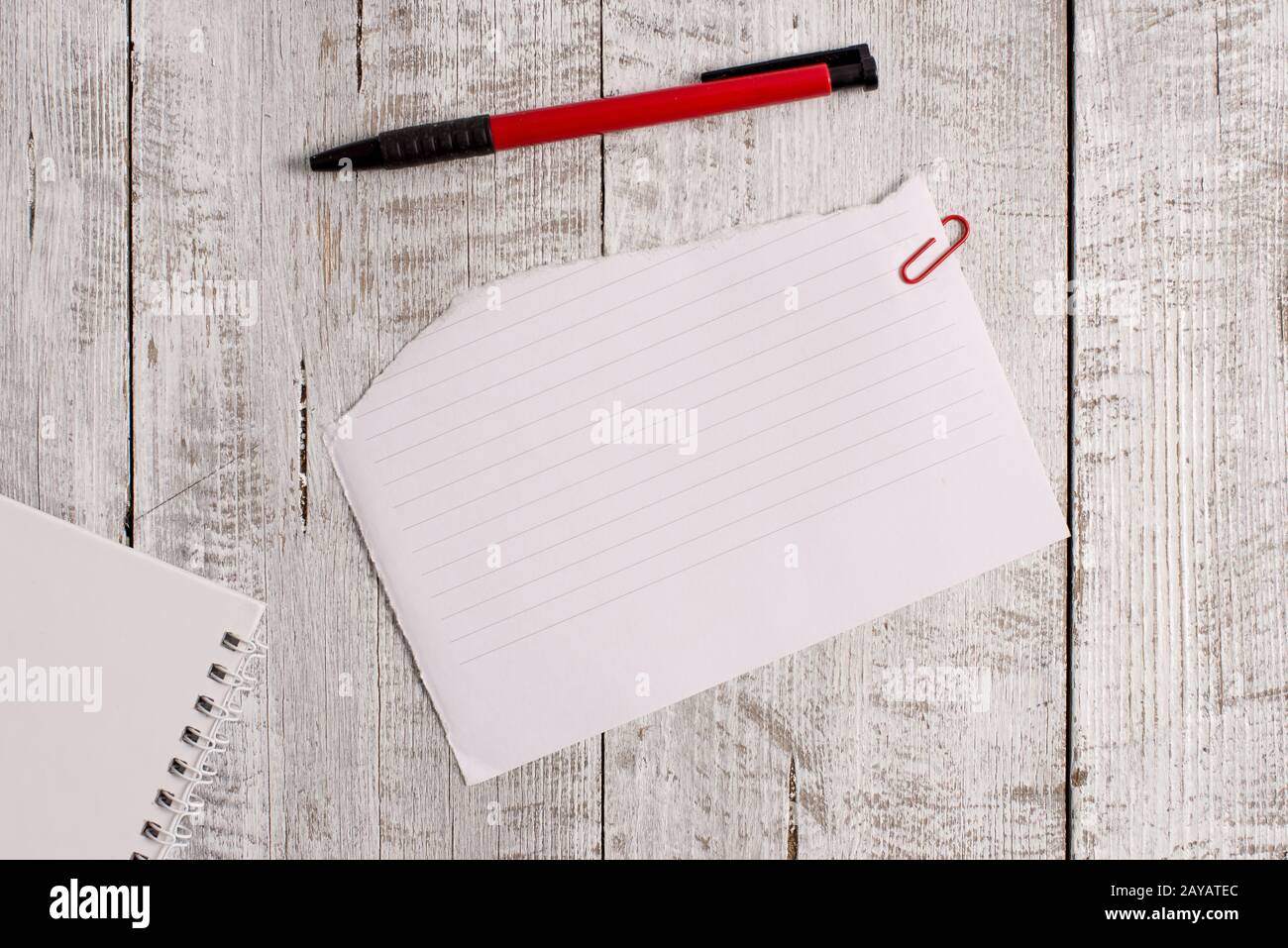 Torn notebook hi-res stock photography and images - Alamy