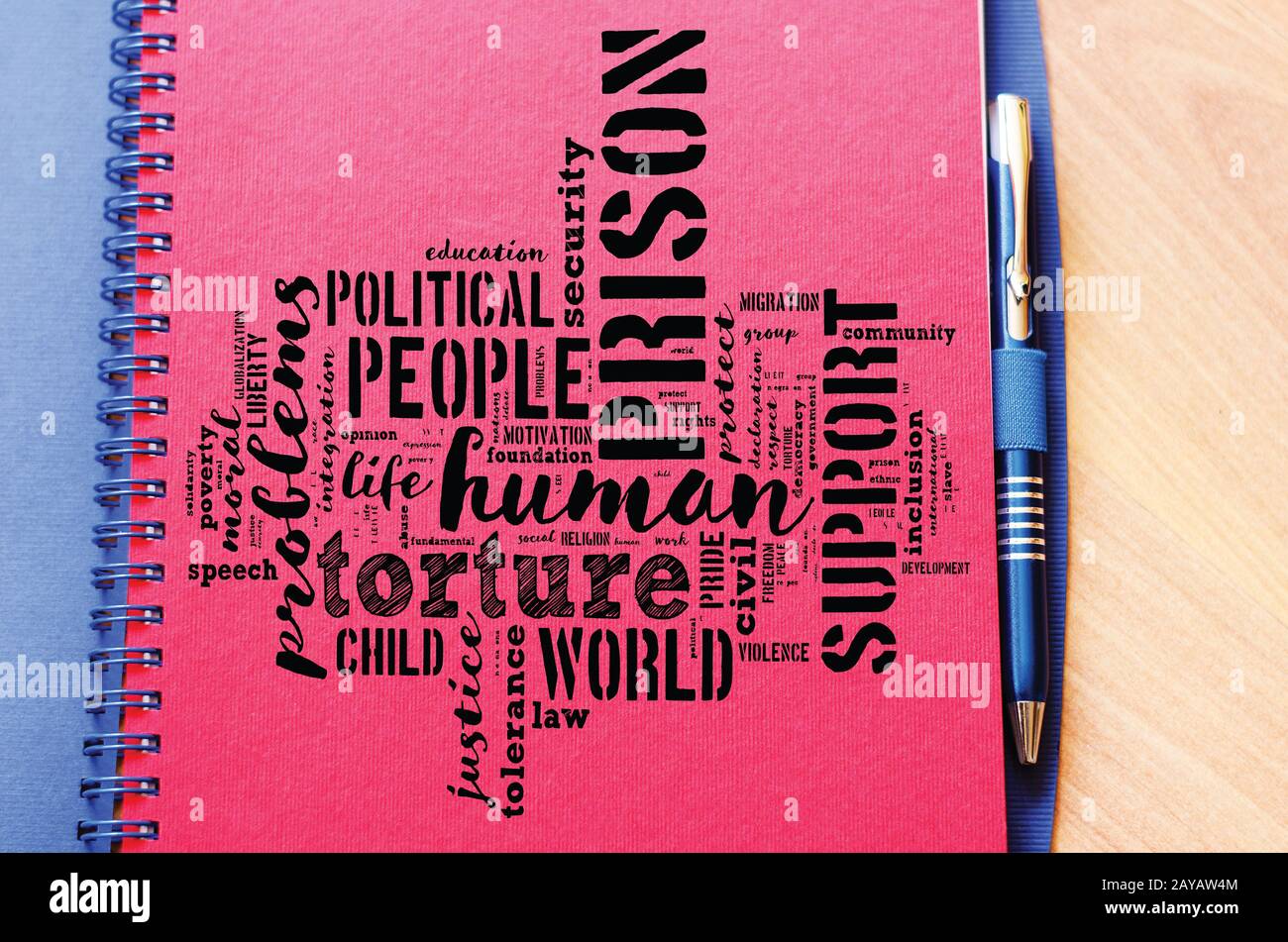 Human word cloud collage Stock Photo - Alamy