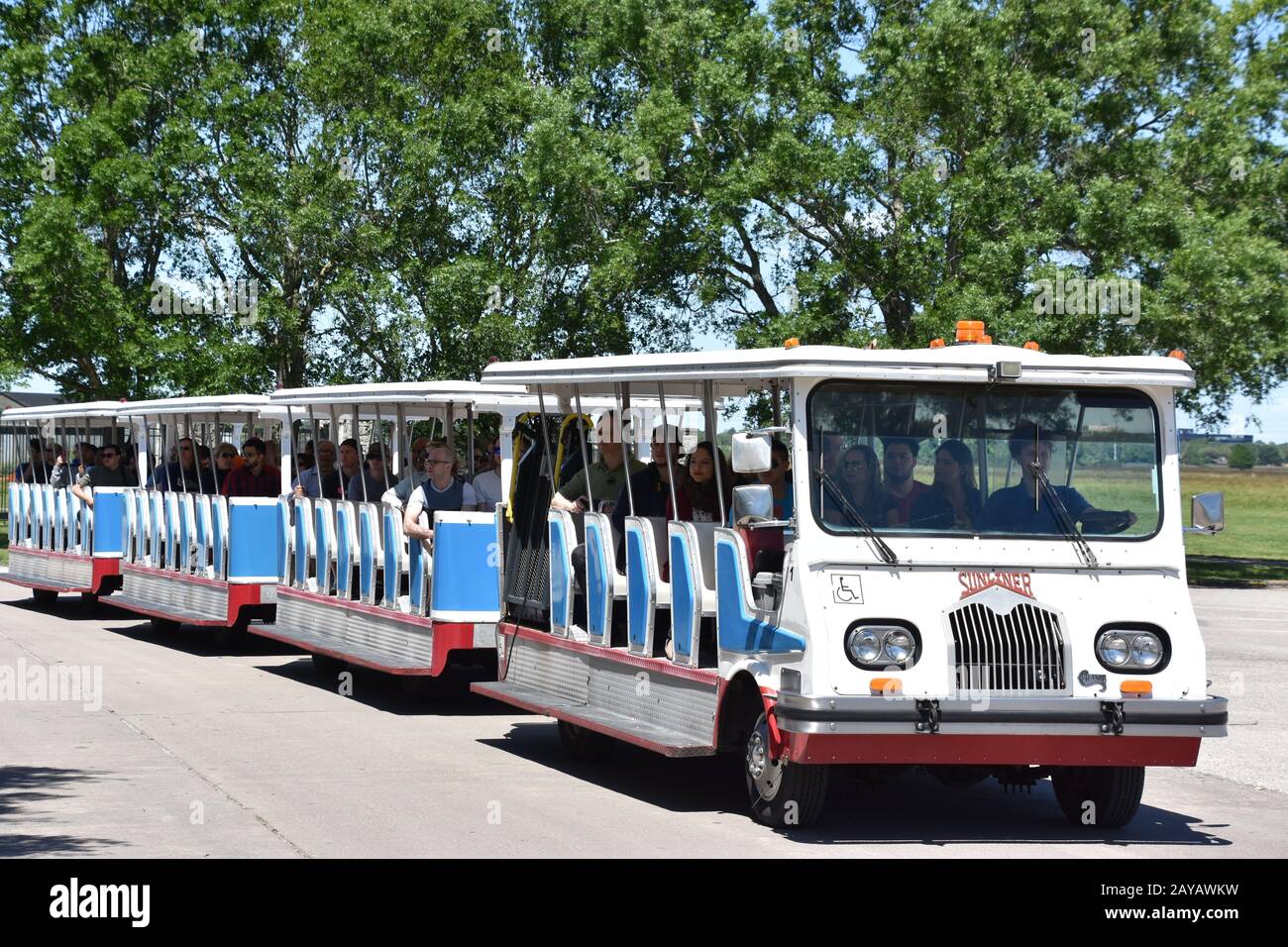 Nasa space center houston and tram hi-res stock photography and images ...