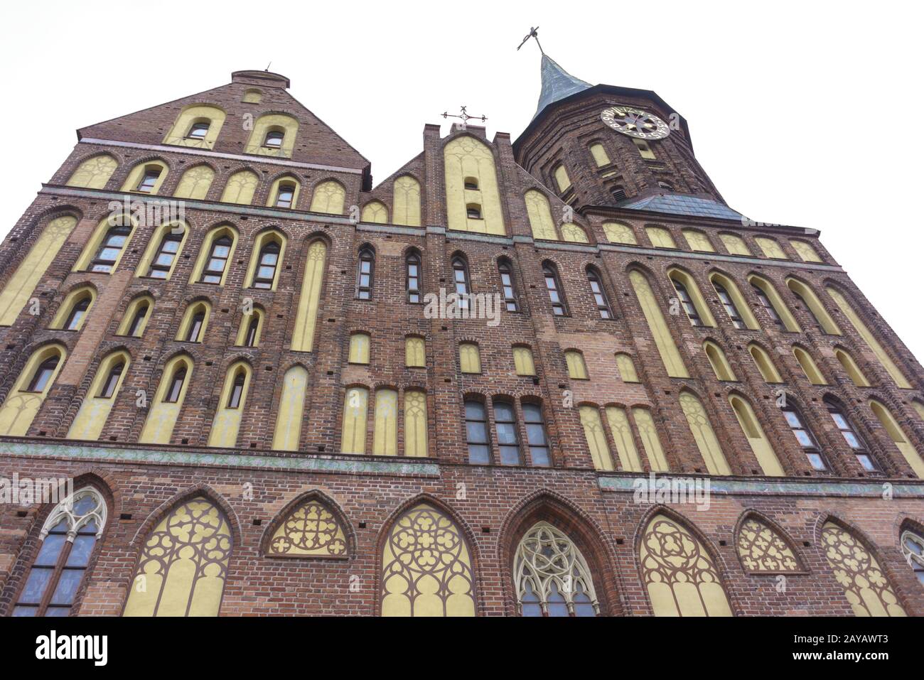 Closeup Cathedral of Koenigsberg on the Kneiphof Island Stock Photo - Alamy
