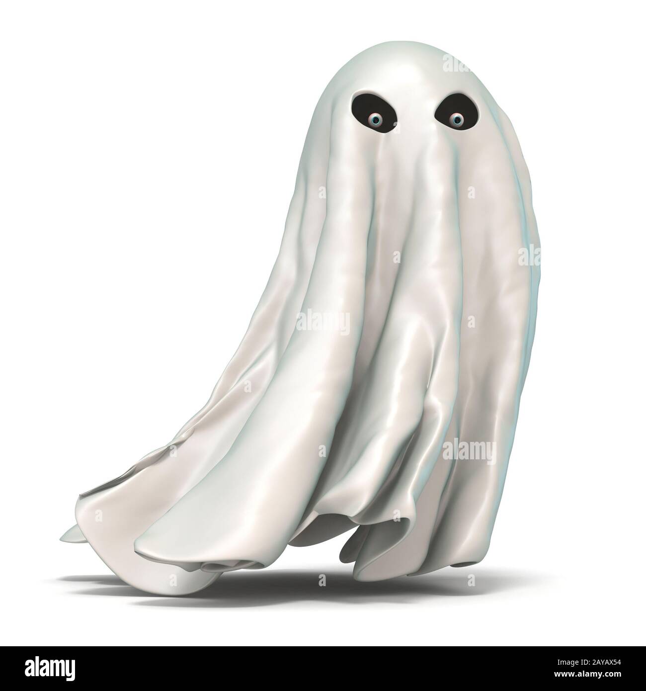 Ghost 3D rendering Stock Photo - Alamy