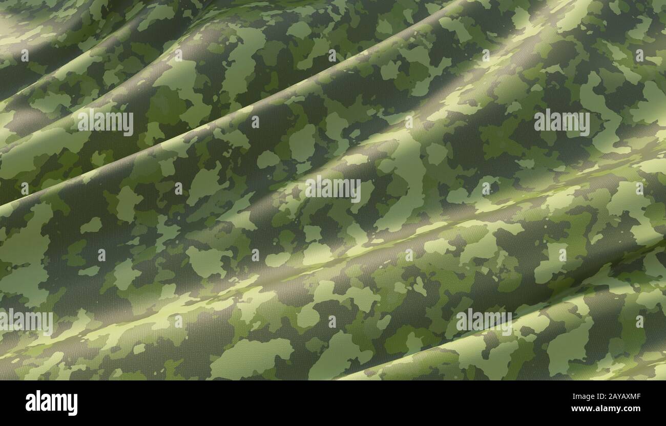 Military war background camouflage khaki pattern. 3D render Stock Photo ...