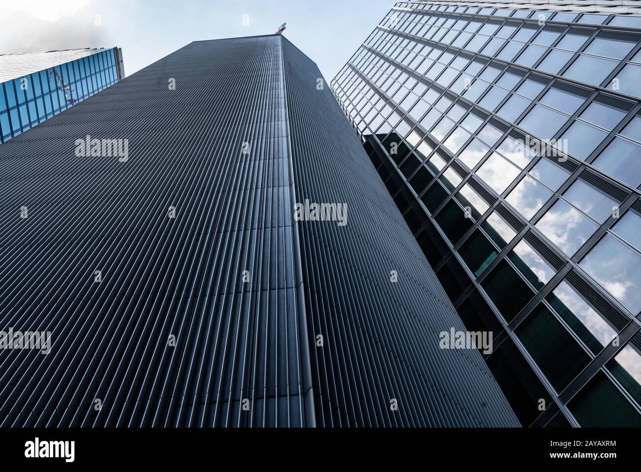 Skyscraper in the Frankfurt banking district Stock Photo - Alamy