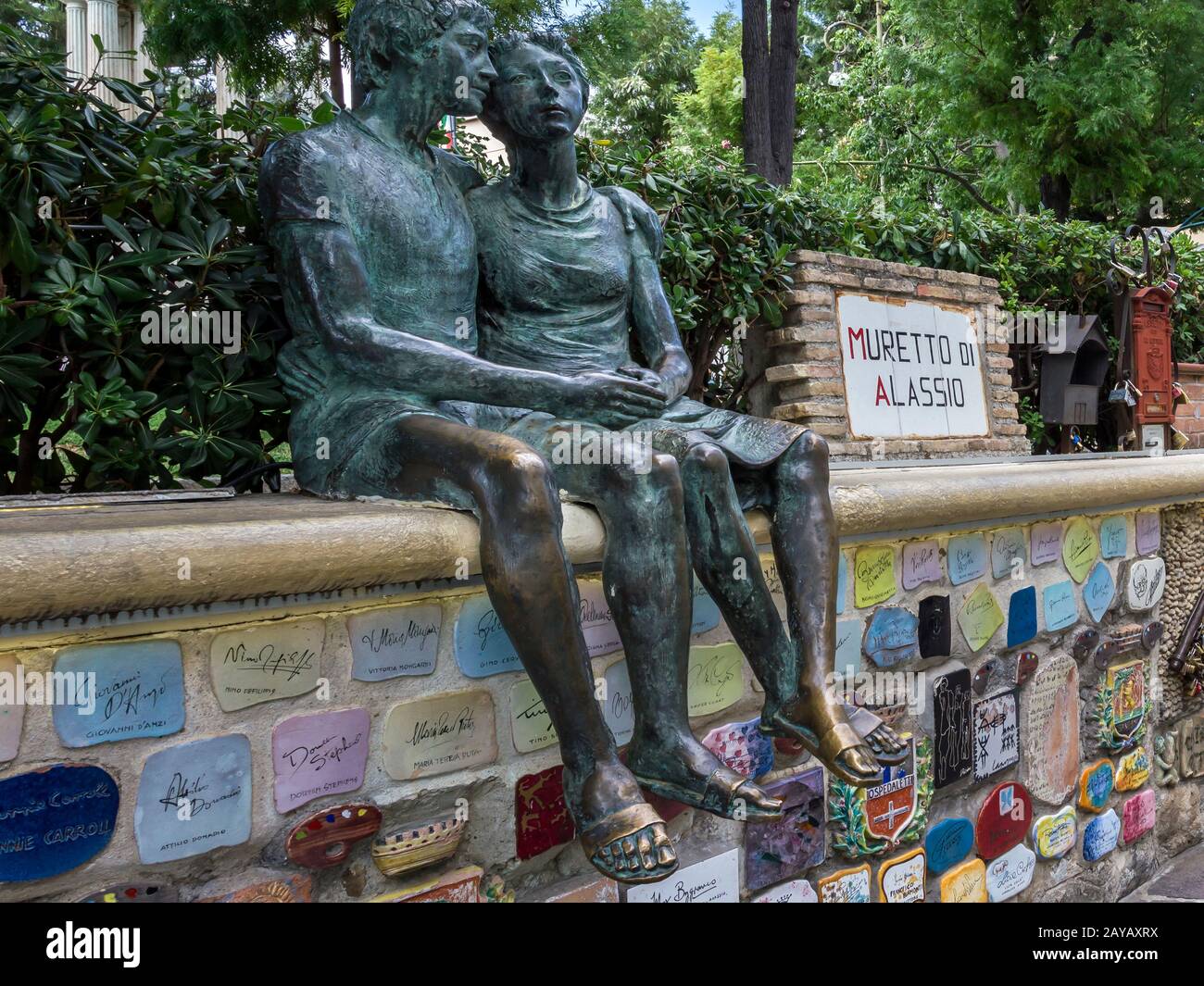 The Muretto of Alassio Stock Photo - Alamy