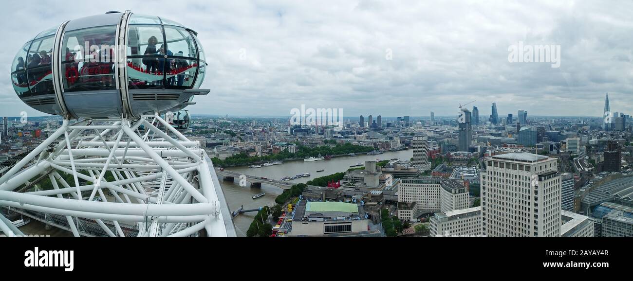 Panoramic view london hi-res stock photography and images - Alamy
