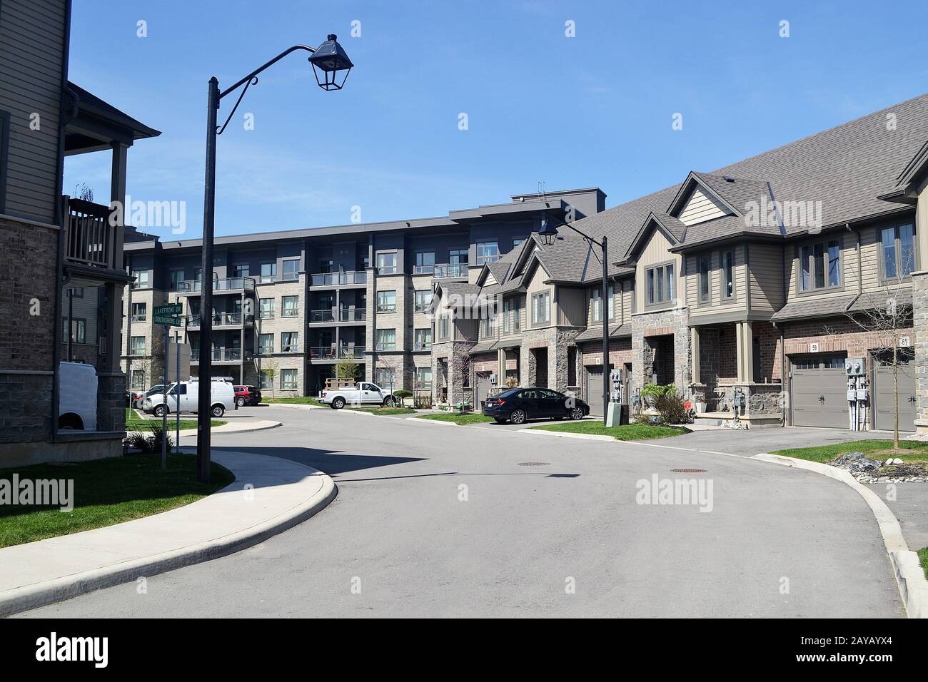 New modern subdivision in Hamilton, Canada Stock Photo - Alamy