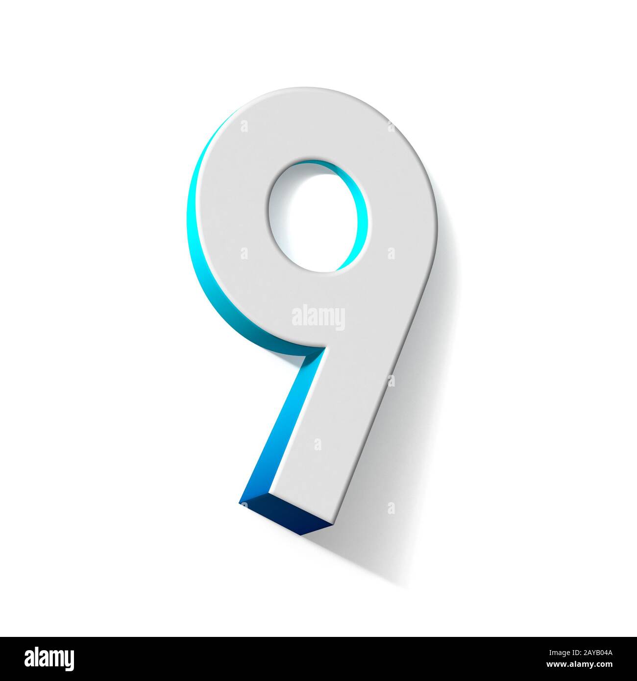 Modern number 9 logo Cut Out Stock Images & Pictures - Alamy