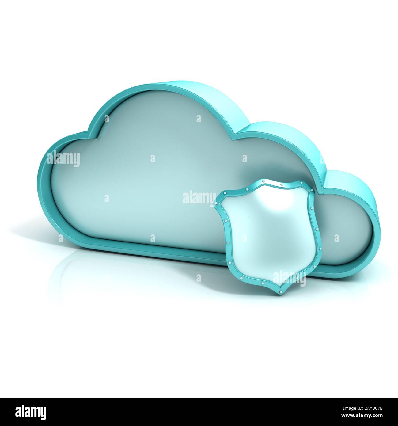 Security shield cloud icon Cut Out Stock Images & Pictures - Alamy