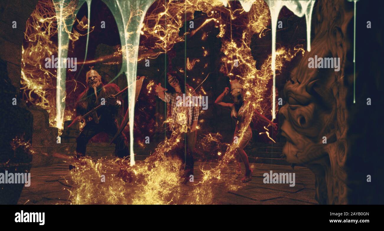 Blood and fire hi-res stock photography and images - Alamy