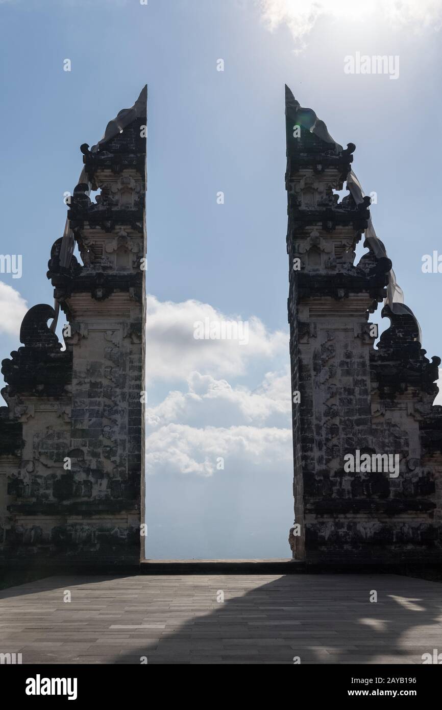 sky gate in Bali Stock Photo - Alamy