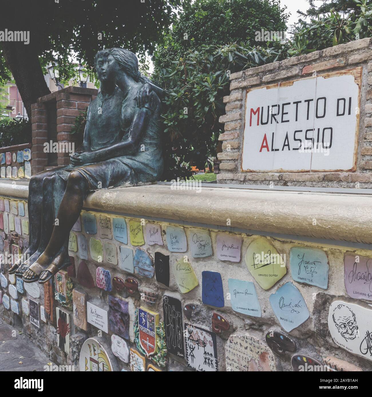 The Muretto of Alassio Stock Photo - Alamy