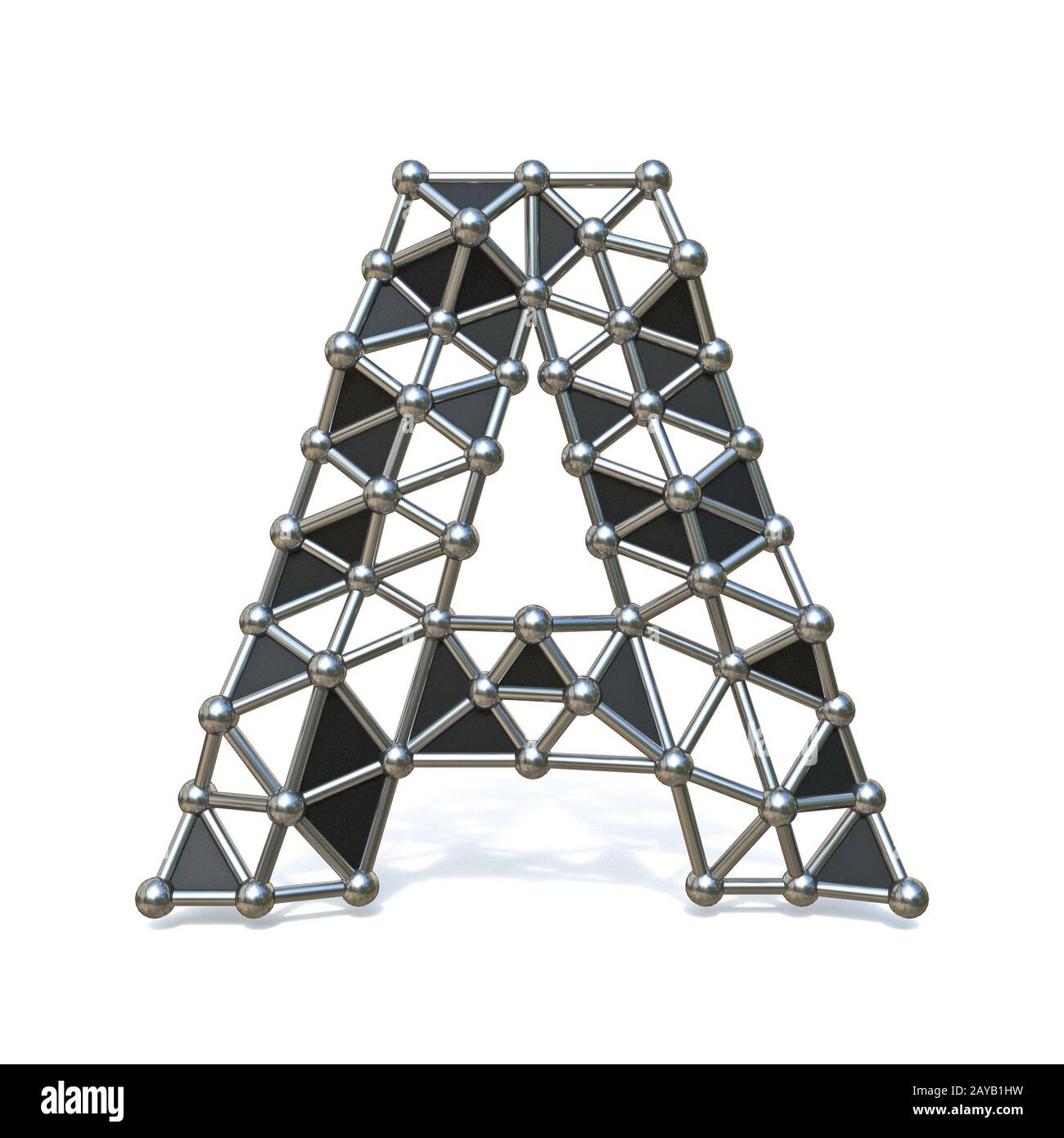 Letter a wireframe hi-res stock photography and images - Alamy