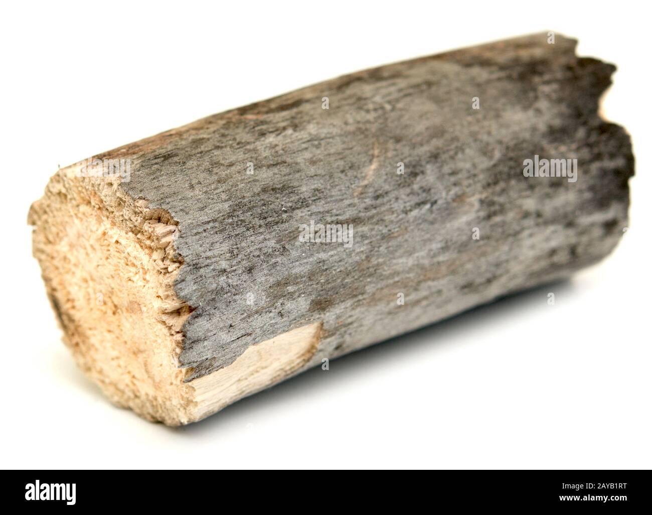 Log on white Stock Photo - Alamy