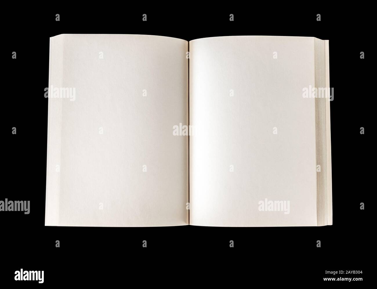 Old open blank book hi-res stock photography and images - Alamy