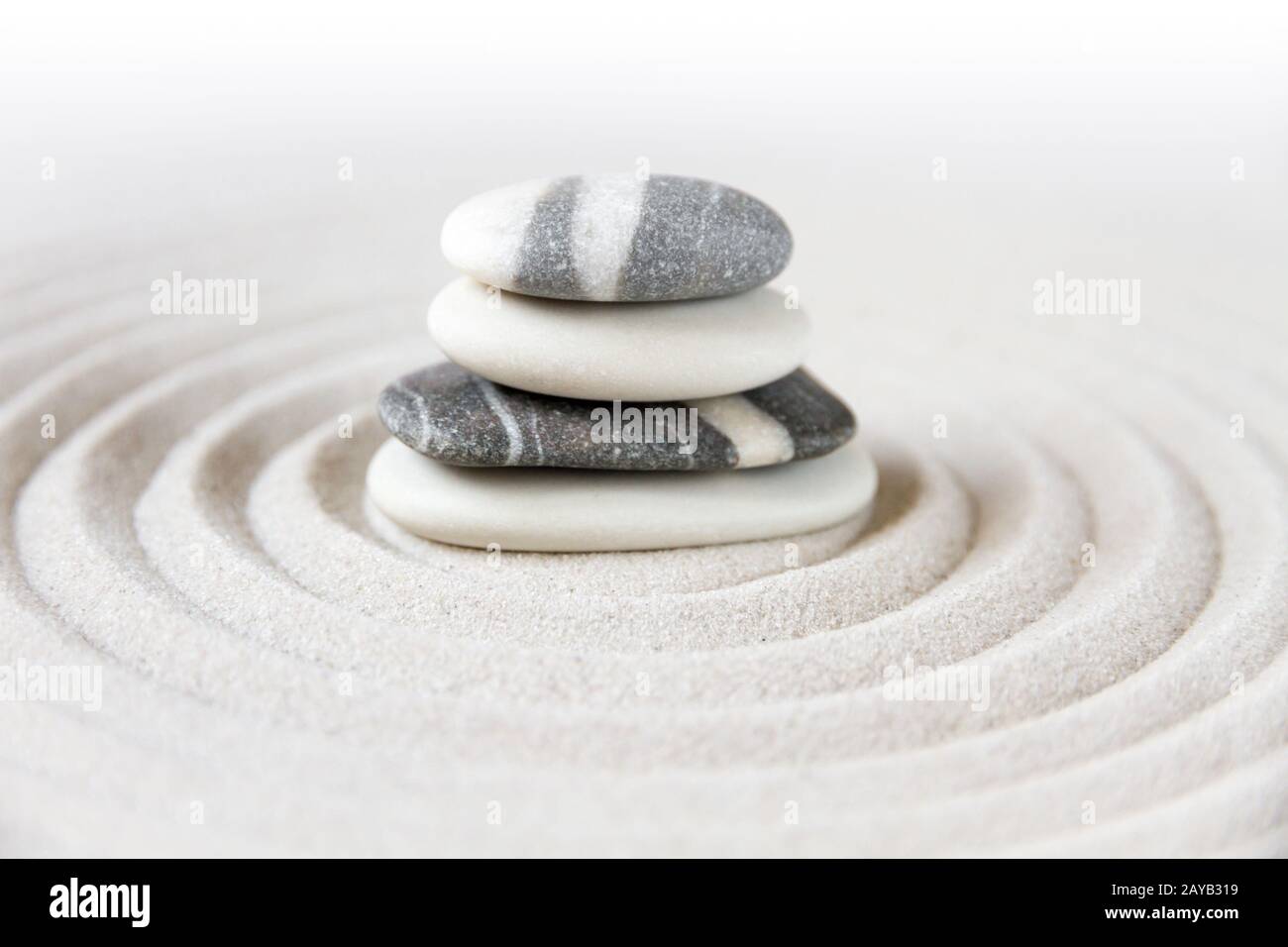 Zen japanese garden background Stock Photo - Alamy
