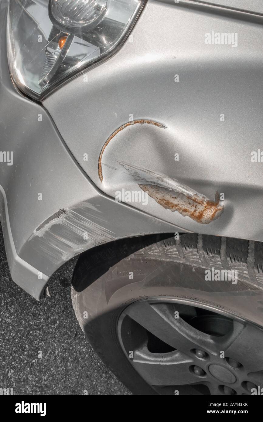 Dents on the car Stock Photo - Alamy