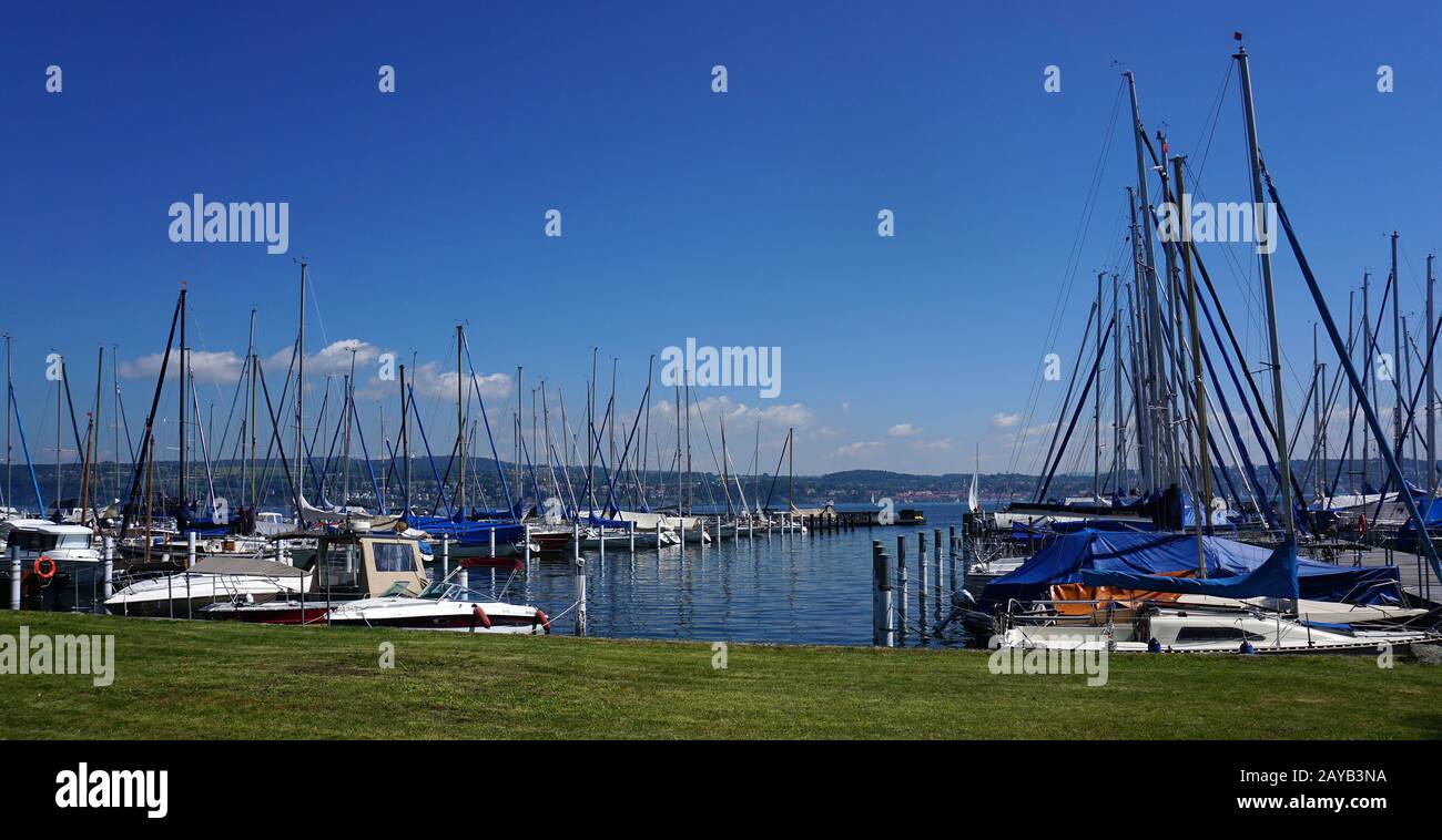 Lake Constance, yachts and boats Stock Photo - Alamy