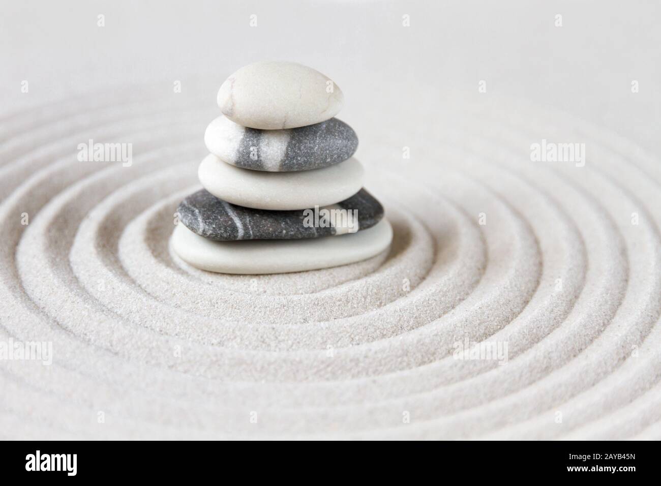 Zen japanese garden background Stock Photo - Alamy
