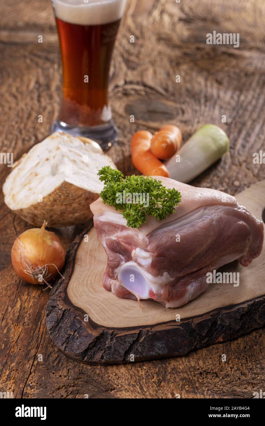 Raw pork skin pork butcher hi-res stock photography and images - Alamy