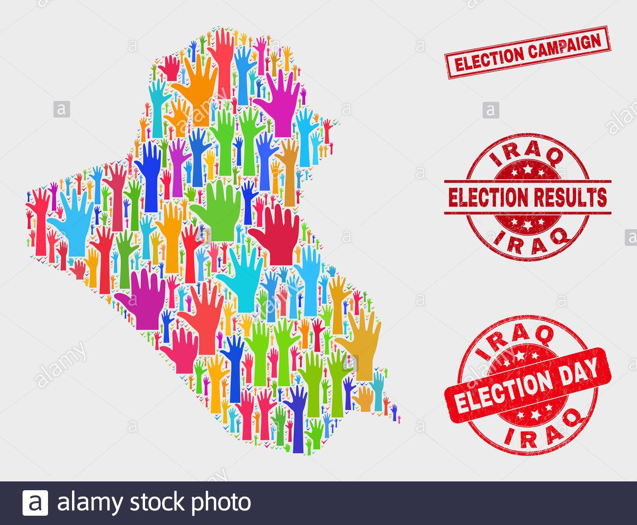 Abstract Iraq Map High Resolution Stock Photography and Images - Alamy