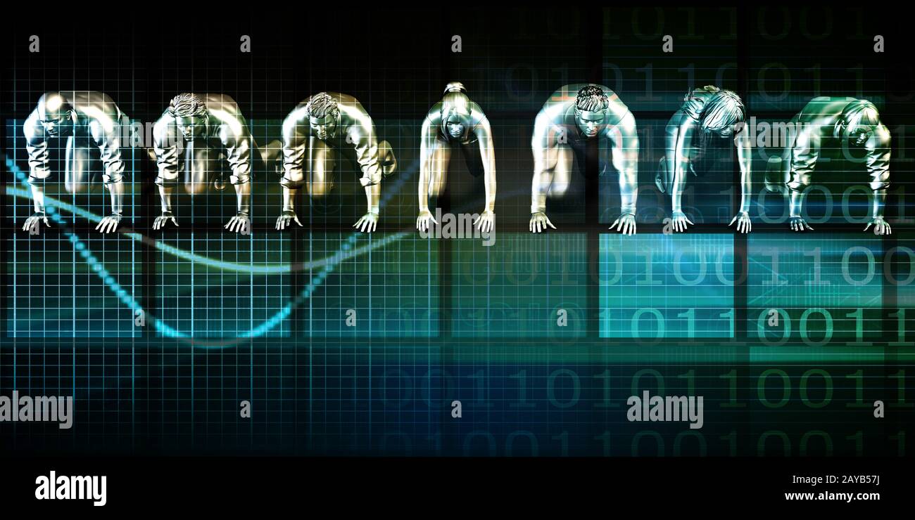 Empowered By Technology Stock Photo - Alamy