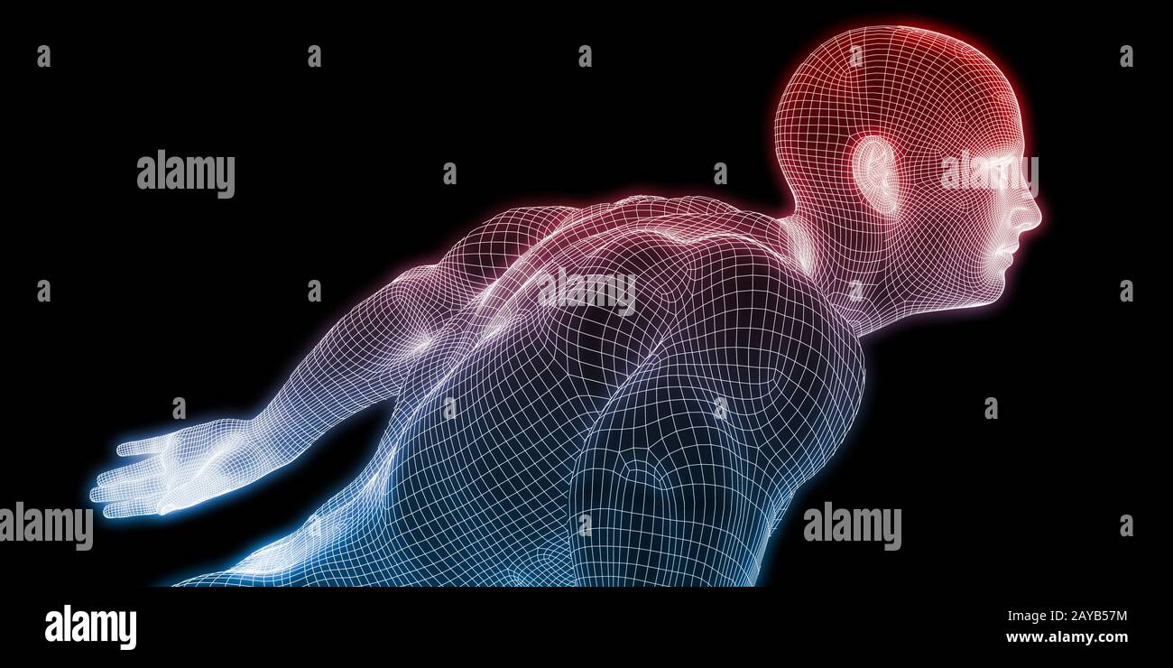 Human Body Digital Stock Photo - Alamy