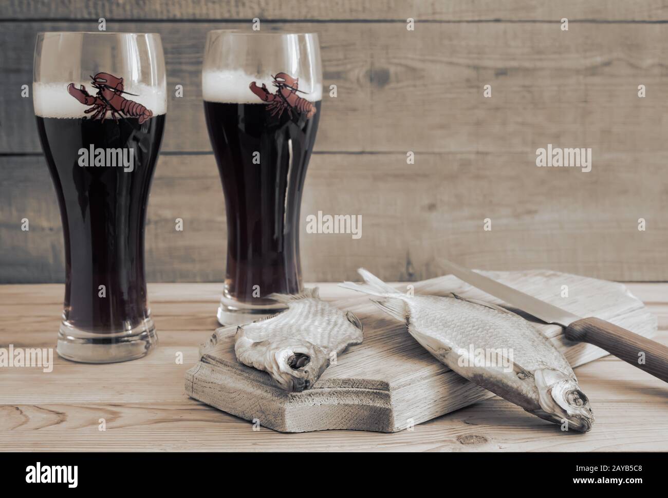 Mug beer dried fish hi-res stock photography and images - Alamy