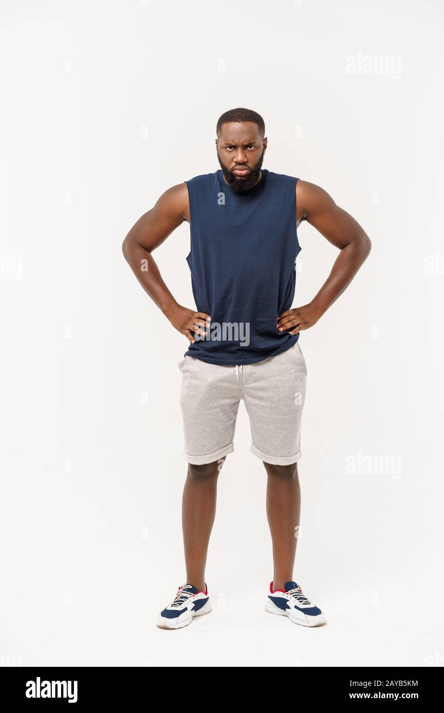 Unhappy stressed athlete hi-res stock photography and images - Alamy