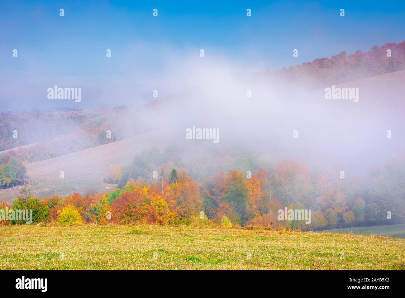 Rolling misty clouds hi-res stock photography and images - Alamy