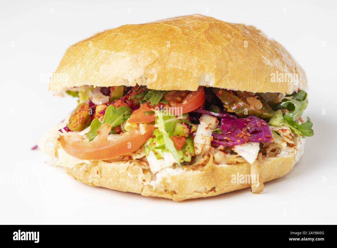Close-up of the Turkish doner kebab Stock Photo - Alamy